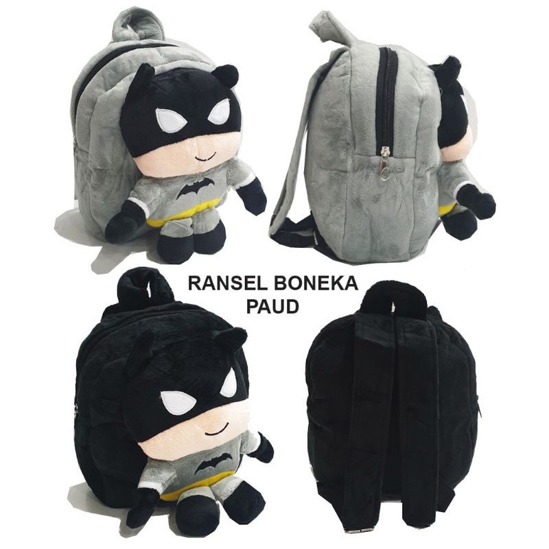 Jual TAS BONEKA BATMAN IMPORT/TAS ANAK SEKOLAH PAUD/TAS BALITA LUCU/TAS ...