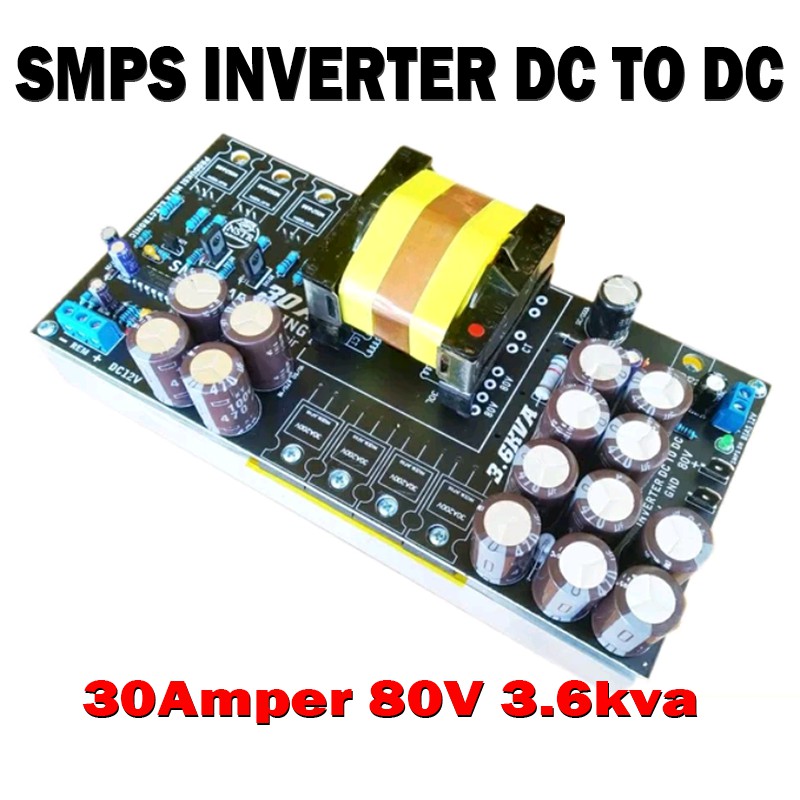 Jual SMPS Inverter DC to DC 30Amper 80v 3.6kva | Shopee Indonesia