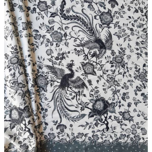 Jual Batik Halus Monochrome Monokrom Jacguar Timbul Emboss Sutera Halus ...