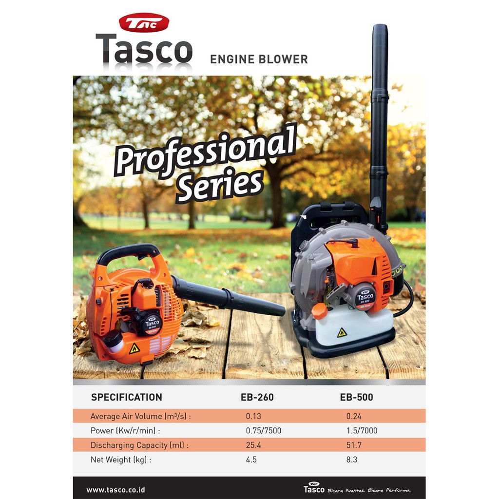 Jual Engine Blower Tasco EB 260 EB 500 / Mesin Blower Tasco EB260 EB500 Tiup Udara pembersih ...