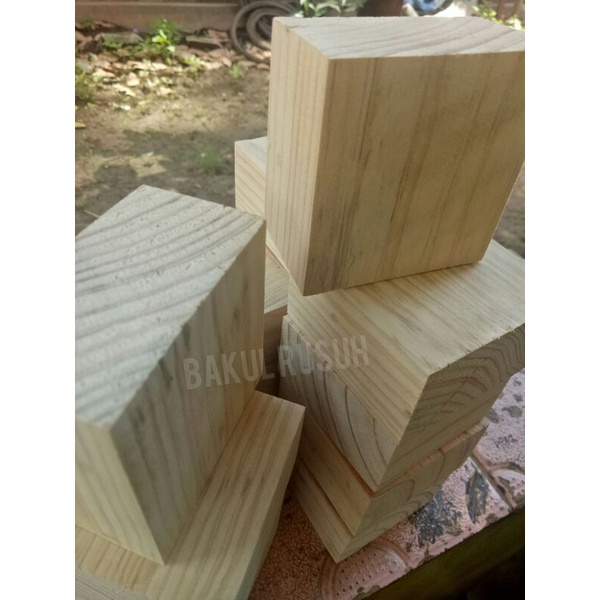 Jual PAPAN KAYU JATI BELANDA BLOK KUBUS EKS PALET 7X7X4 CM | Shopee ...