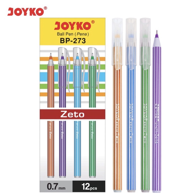 Jual BULPEN JOYKO ZETO BP- 273 (Isi 12 biji ) | Shopee Indonesia