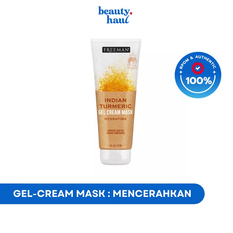 Jual FREEMAN Indian Turmeric Gel Cream Mask | Shopee Indonesia