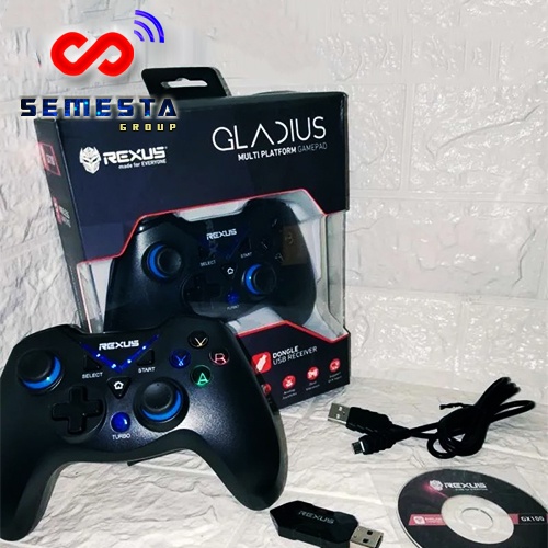 Jual GAMEPAD REXUS GLADIUS GX100 WIRELESS | Shopee Indonesia