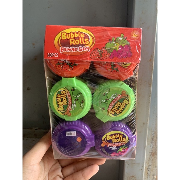 Jual Bubble rolls Gum / Permen Karet Roll (isi 30 Pcs) | Shopee Indonesia