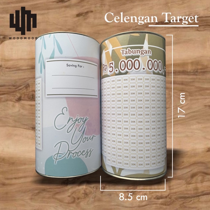 Jual Celengan Target (Part 2)/ Celengan Custom | Shopee Indonesia