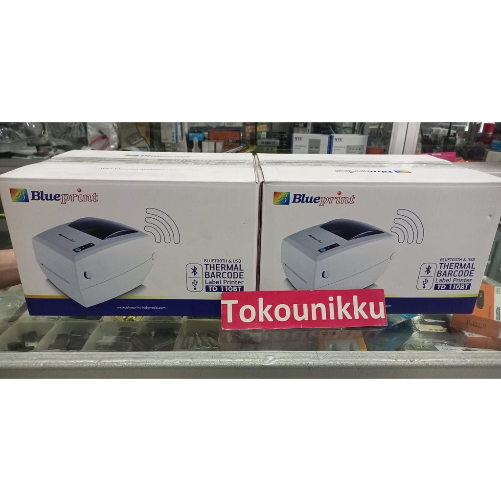 Jual PRINTER BARCODE THERMAL BLUEPRINT LABEL RESI A6 TD110BT USB BLUETOOTH | Shopee Indonesia