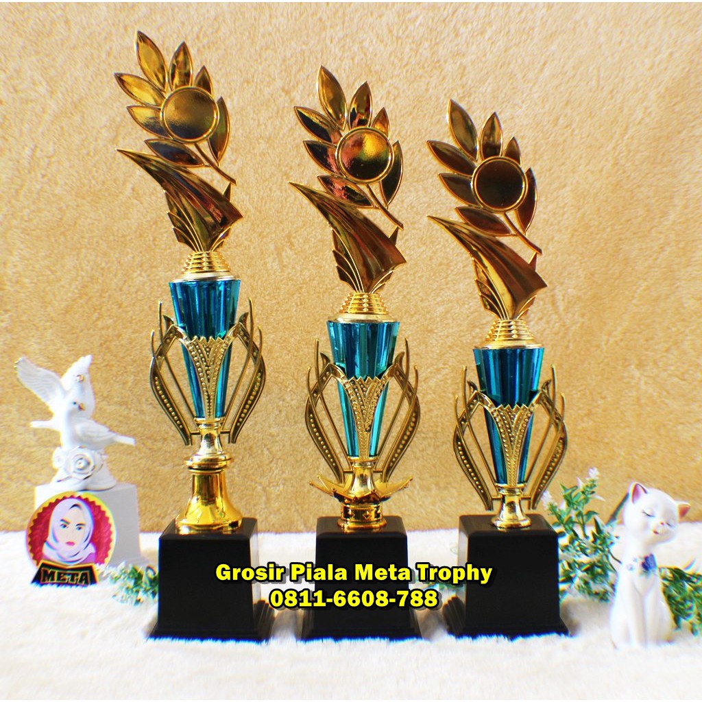 Jual PIALA/TROPHY SET 123 GOLD MURAH GROSIR PIALA PADANG MTQ WISUDA TK LOMBA TARI BOLA VOLLY ...