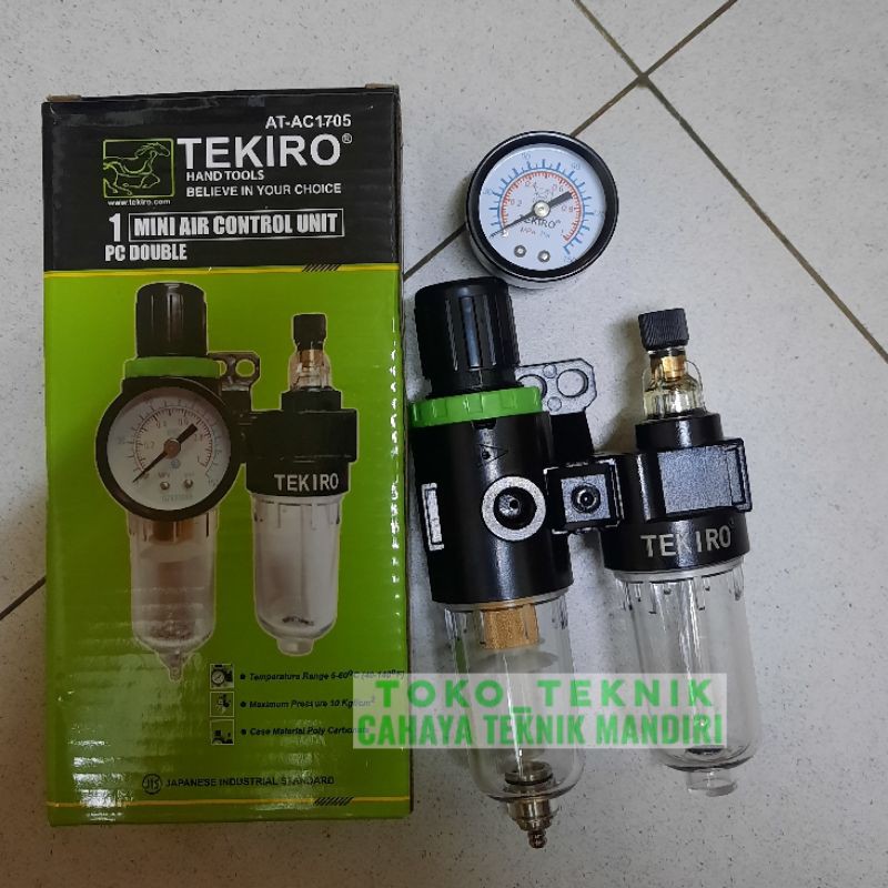 Jual TEKIRO AC-AT1705 filter udara 2 tabung mini / regulator saringan ...