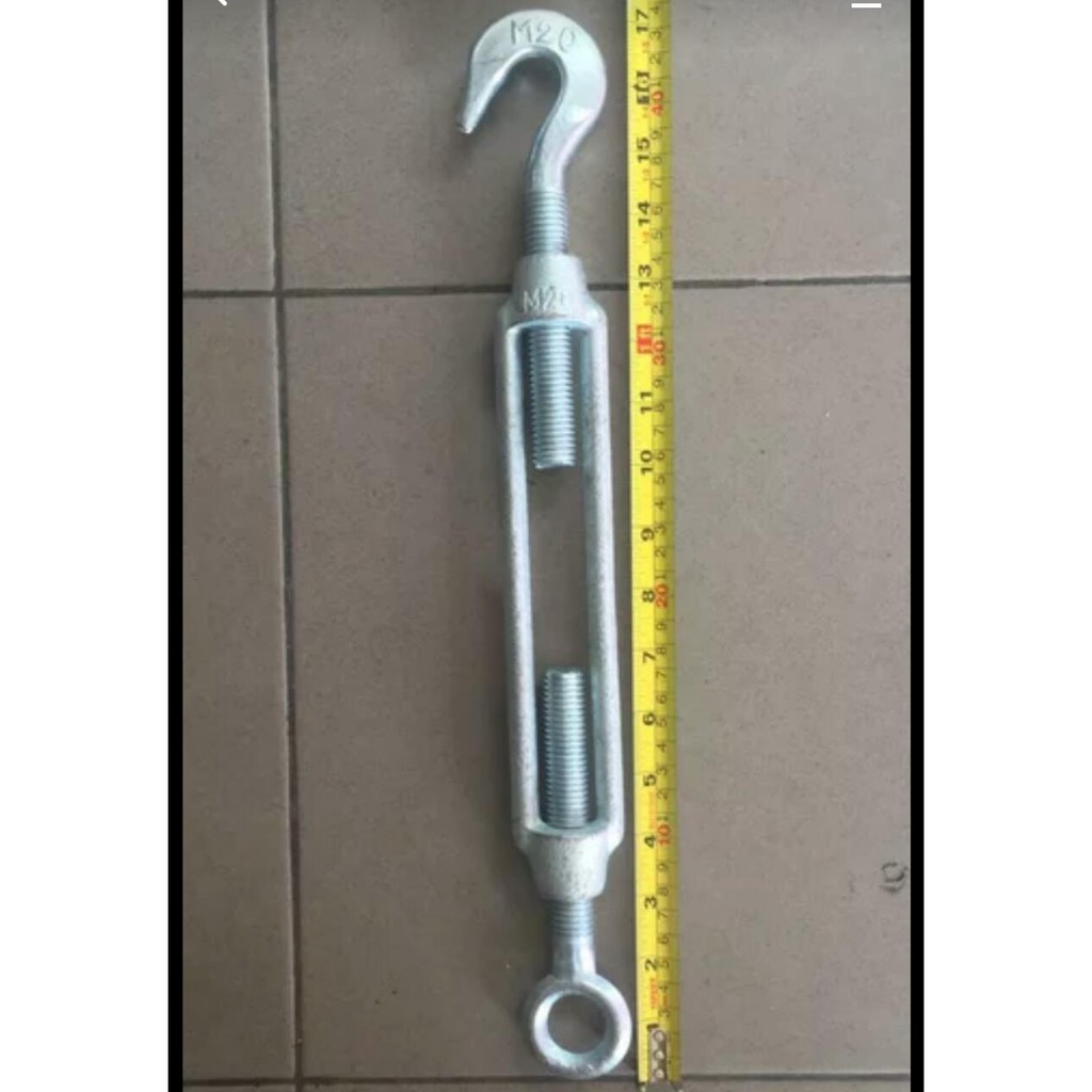 Jual TURN BUCKLE/ SPAN SKRUP M 20 / JARUM KERAS GALVANIS/TREK STANG ...