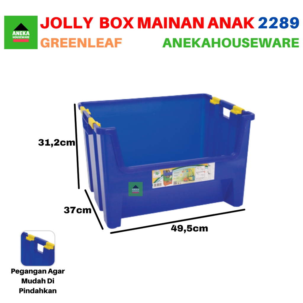 Jual Sparepart Case Jolly Box Kotak Penyimpanan Serbaguna 2289 Green ...