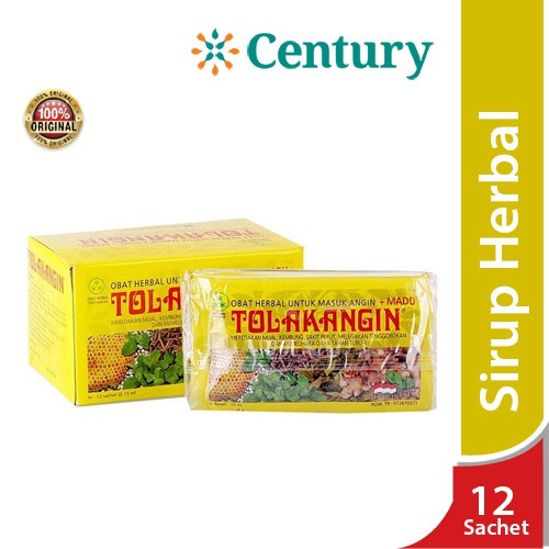 Jual ( 1Sachet ) Jamu Tolak Angin madu 1 Box isi 12 Sachet | Shopee ...