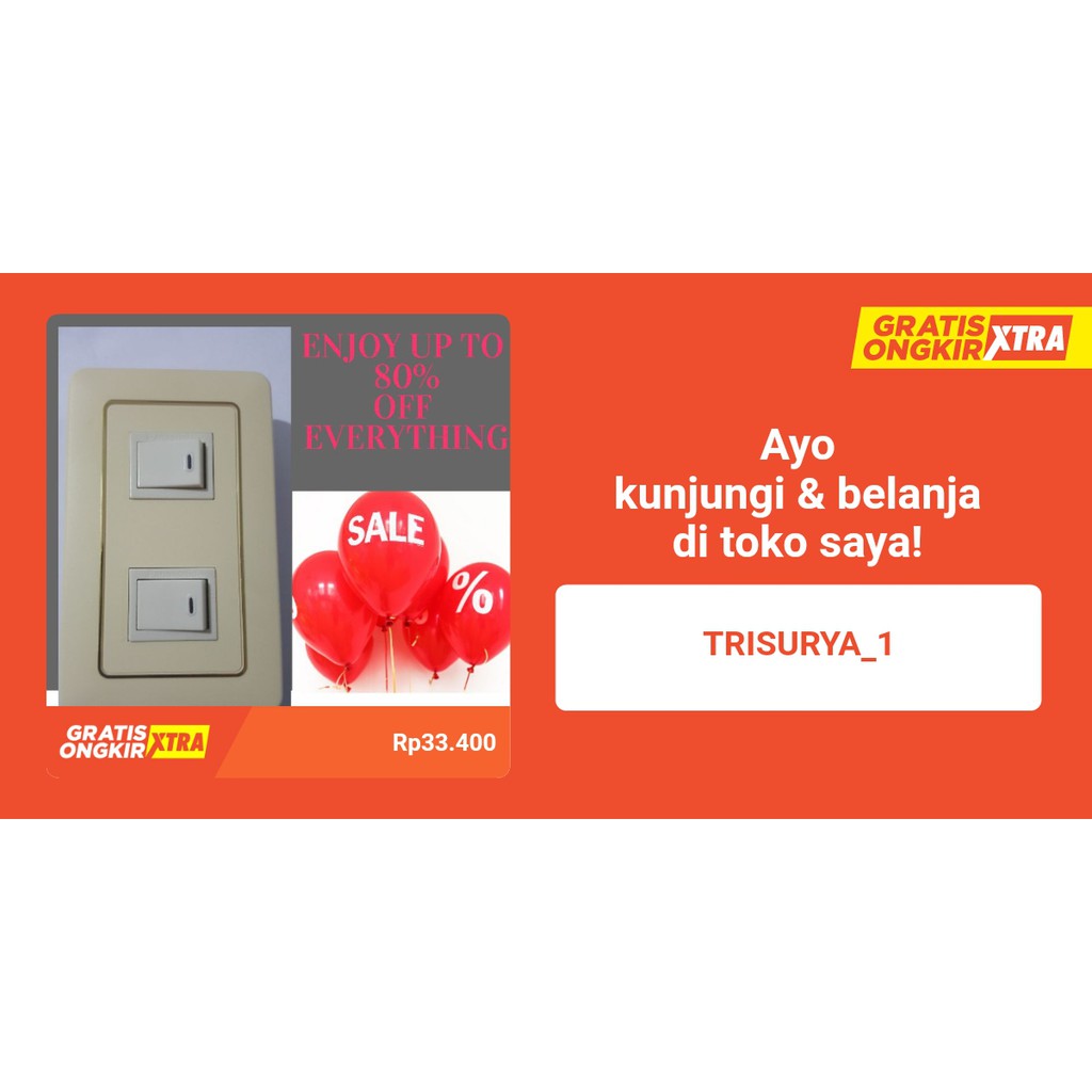 Jual Saklar 2 Gang Merk National | Shopee Indonesia