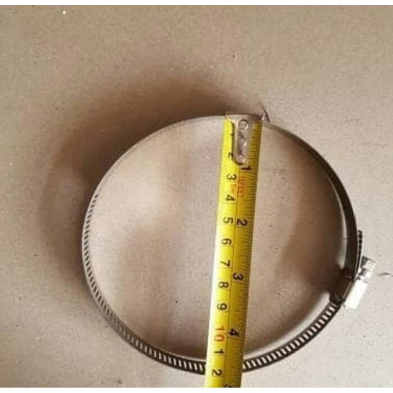 Jual Klem 5 inch / Klem flexible pembuangan cooker hood 5 inch / klem ...