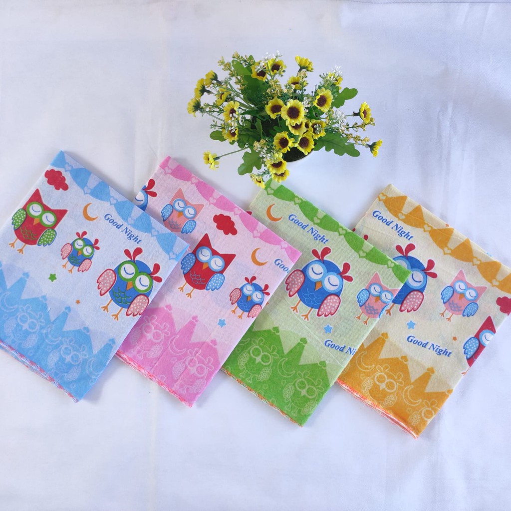 Jual 6 HELAI BEDONG BAYI/KAIN PERNEL BAYI MURAH Uk. 90 X 66 cm | Shopee ...