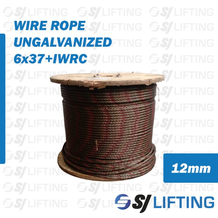 Jual Wire Rope Kawat Sling Baja Ungalvanis 12mm | Shopee Indonesia