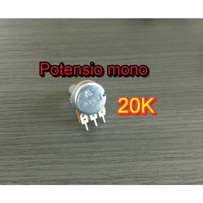 Jual Potensio Mono 20K 20 K Potensiometer 20 Kilo Ohm | Shopee Indonesia