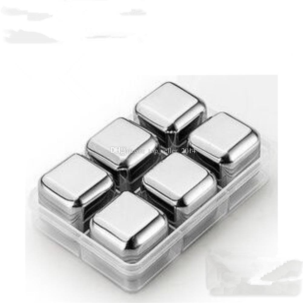 Jual Es Batu Stainless Steel Reusable 6 Pcs | Shopee Indonesia