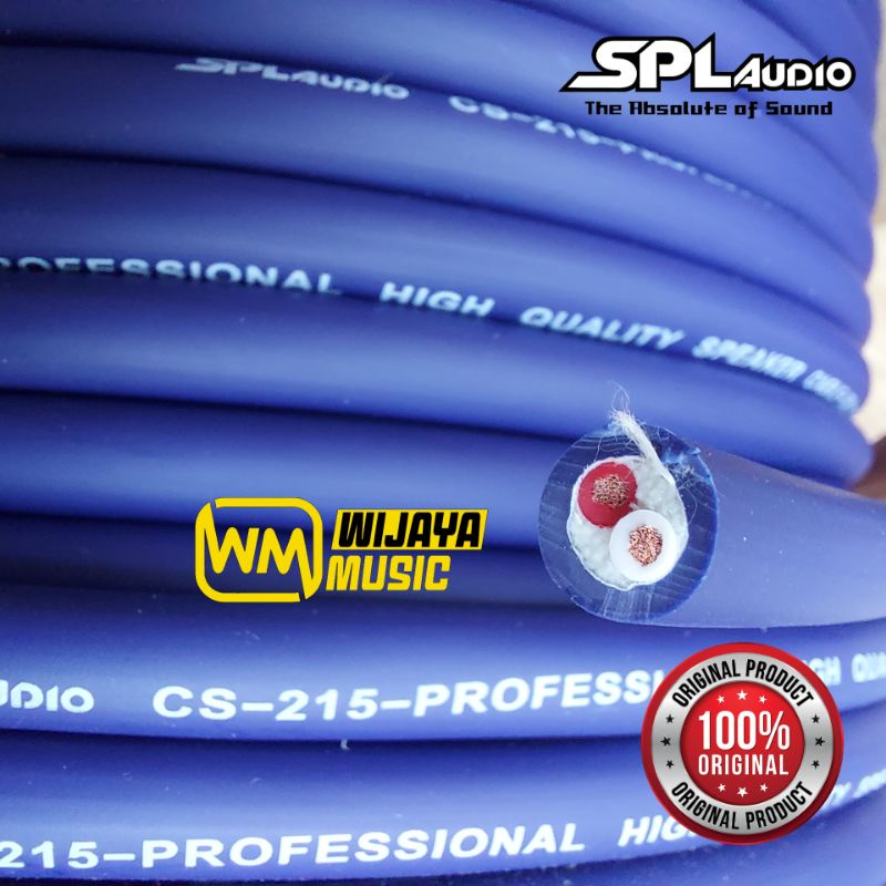 Jual KabeL Speaker SPL Audio ORIGINAL Ukuran 2 x 1,5 mm Panjang 5 Meter | Shopee Indonesia