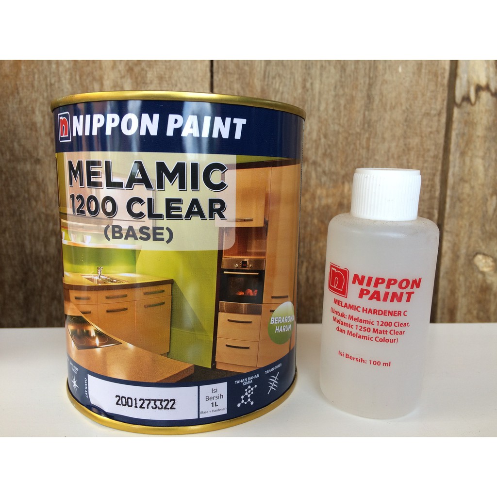 Jual Nippon Paint Melamic 1200 Clear dan Hardener 2 Komponen 1 Kg ...