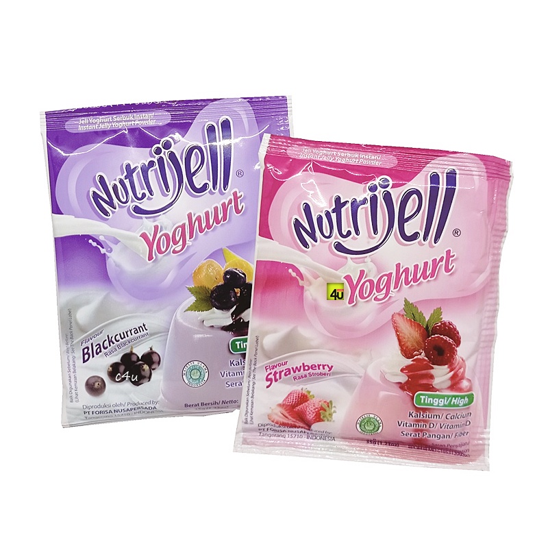 Jual Nutrijell - Instant Jelly YOGHURT Powder - 35g SACHET | Shopee ...