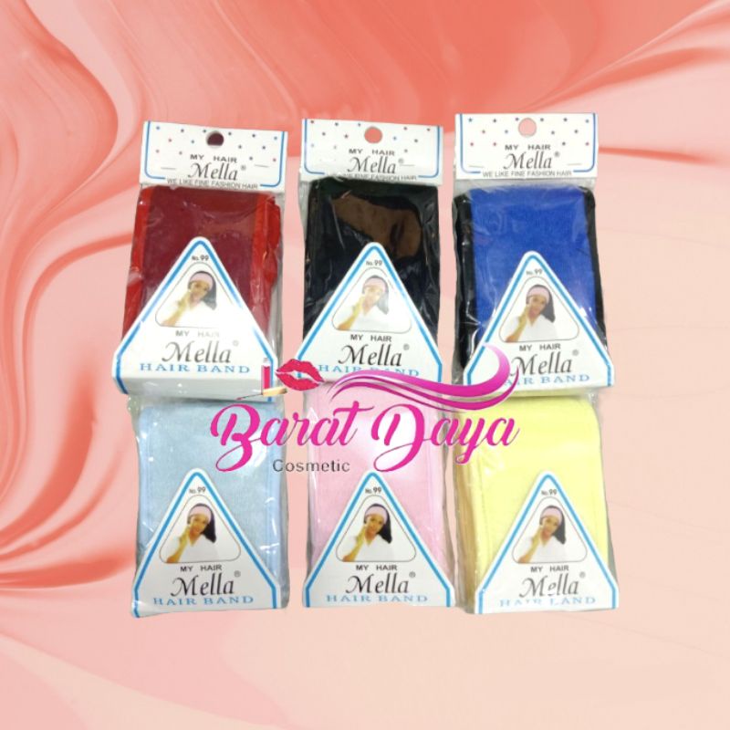 Jual Mella Hair Band | Bando Bandana Facial | Shopee Indonesia
