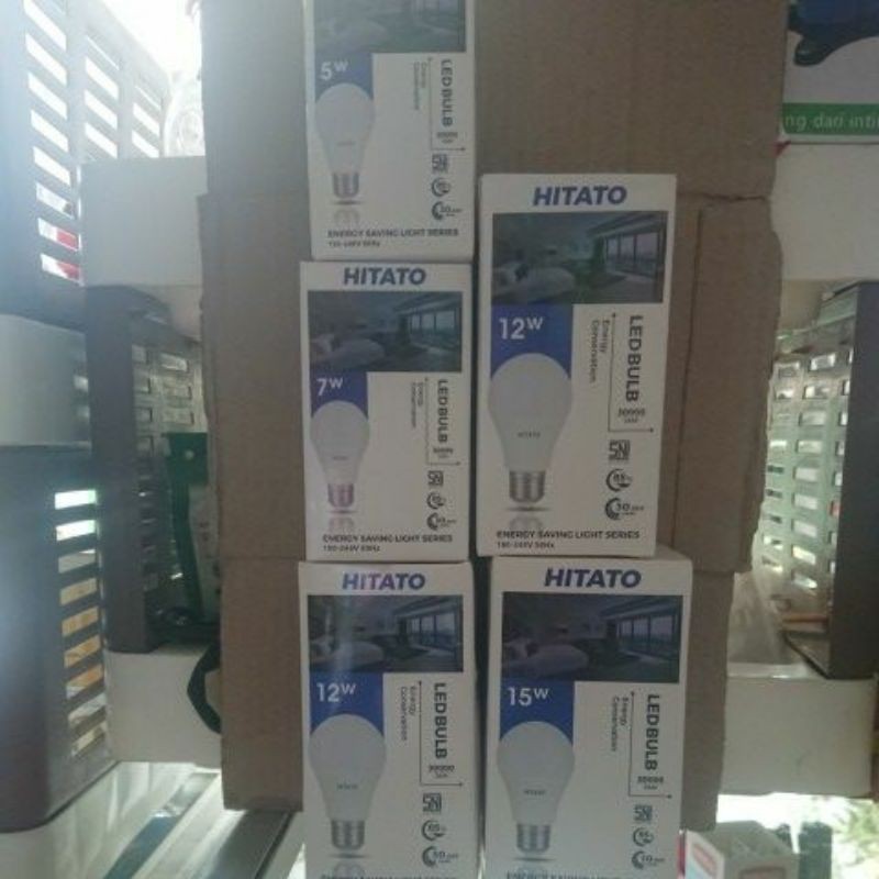 Jual led Bulb hitato 5w-15w | Shopee Indonesia