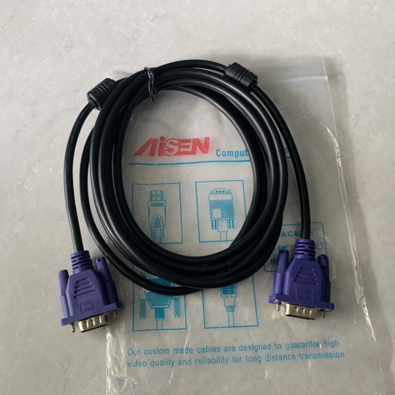 Jual Kabel VGA Male To Male-5Meter# CABLE VGA M/M-5M | Shopee Indonesia