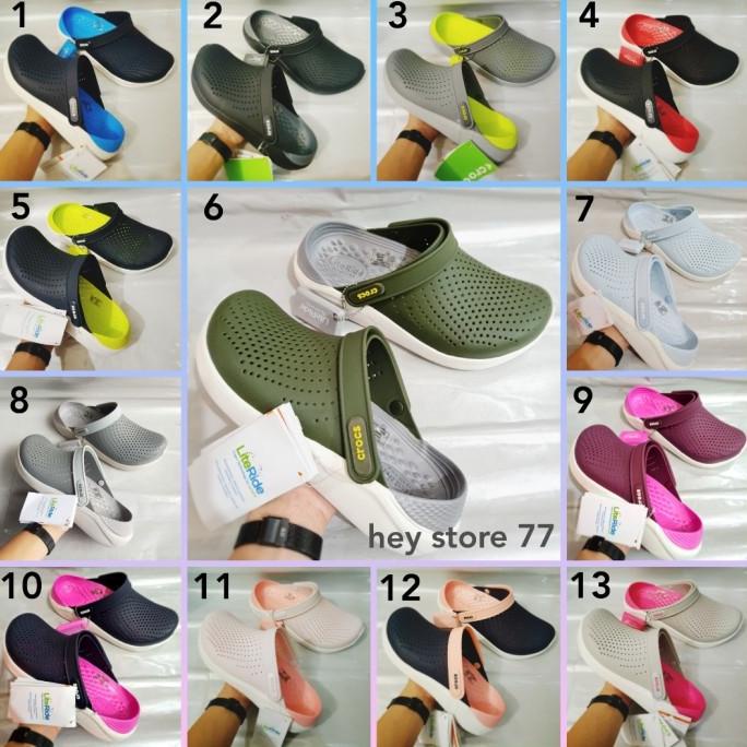 Jual Sandal Crocs Literide Clog pria/ sandal crocs/ Literide | Shopee Indonesia