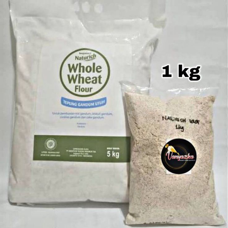 Jual Tepung Gandum Utuh Naturich Bogasari 1kg | Shopee Indonesia