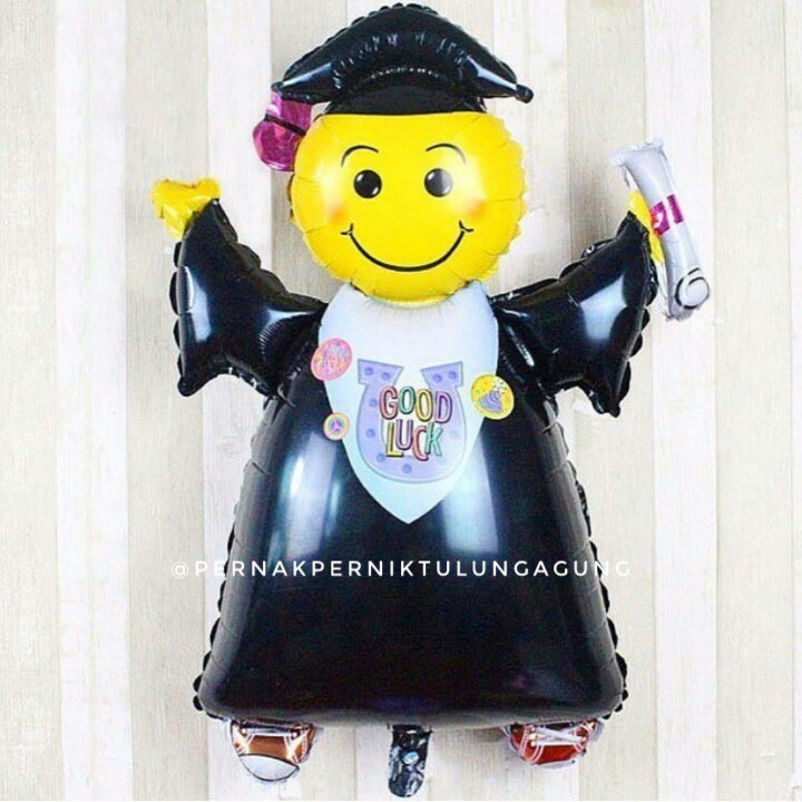 Jual Balon Foil Wisuda Besar dan Mini - Balon Sarjana Dekorasi Acara ...