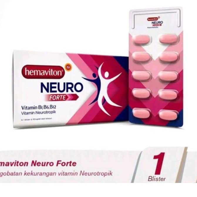 Jual ♬ Hemaviton Neuro Forte 5000 Strip isi 10 ♦ | Shopee Indonesia