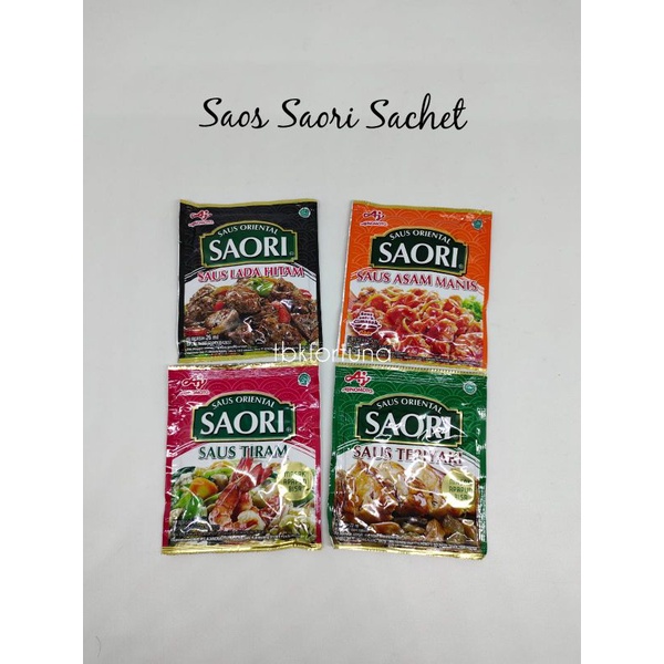 Jual Aneka Saos Saori Sachet 25ml | Shopee Indonesia