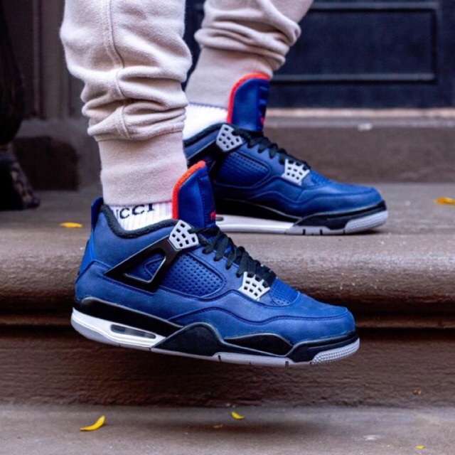 Jual AIR JORDAN 4 BLUE WINTER | Shopee Indonesia
