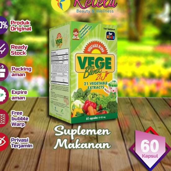 Jual Vegeblend 21 Ekak 21 Jenis Sayuran - 60 Kapsul Suplemen Sayuran ...