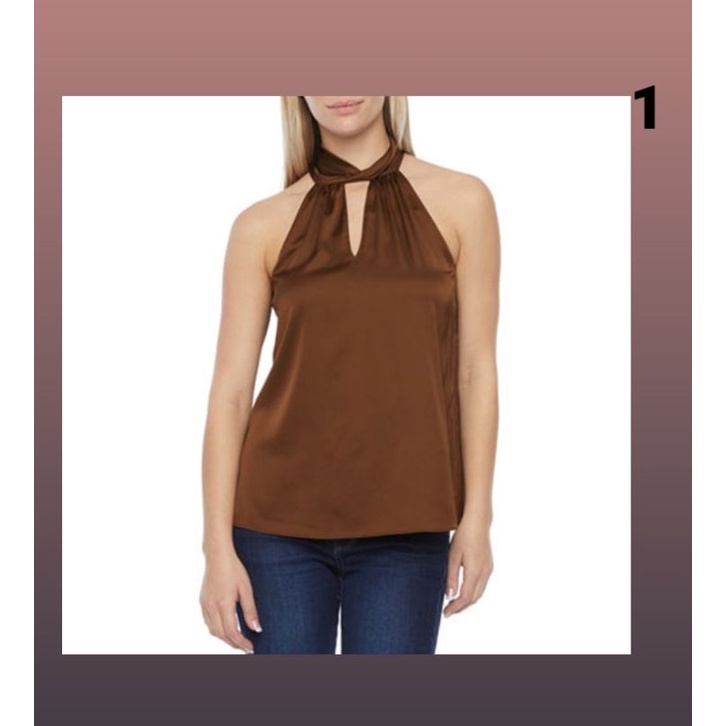 Jual Worthington Sleeveless Halter Top | Shopee Indonesia