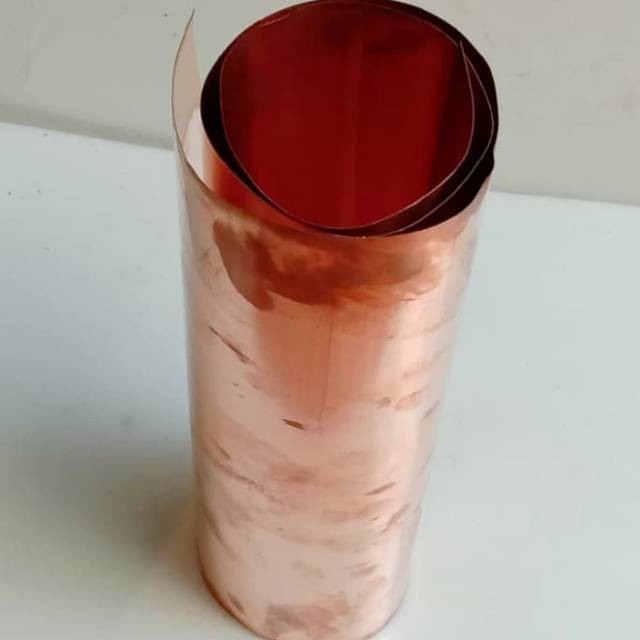 Jual plat cooper tembaga tebal 0.15mm panjang 60cm | Shopee Indonesia
