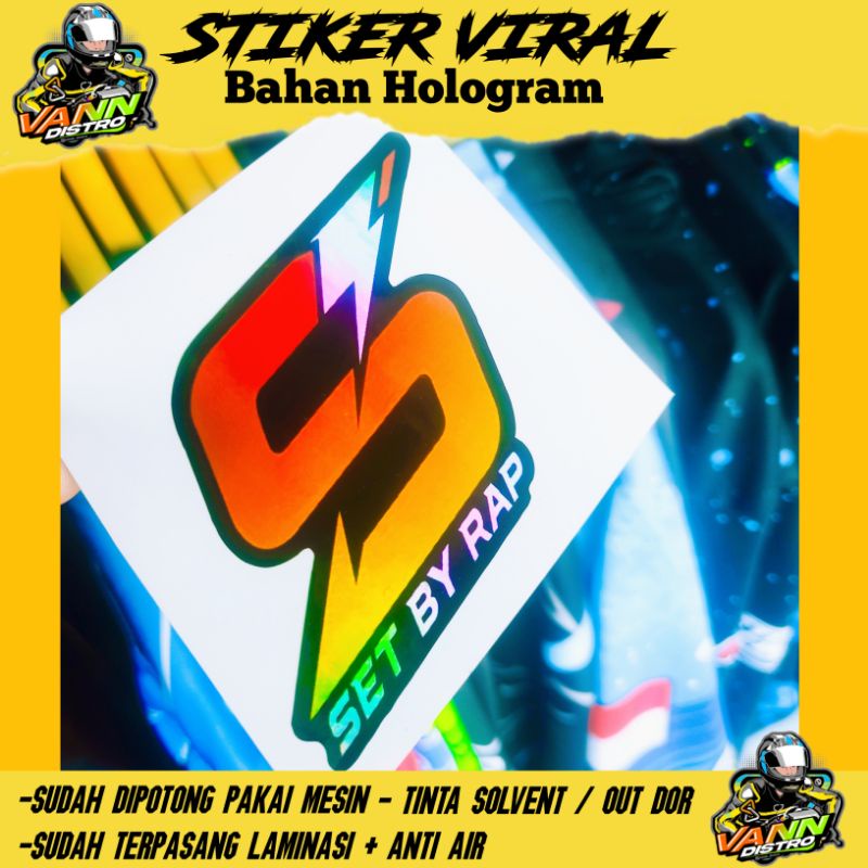 Jual stiker SET BY RAP | Shopee Indonesia