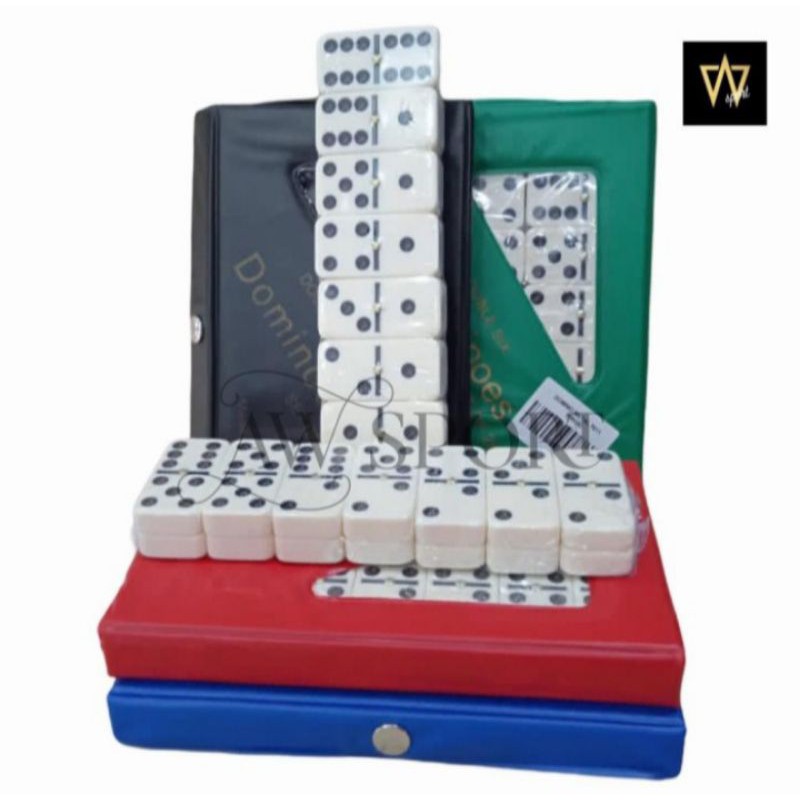 Jual Domino Batu / Permainan Gaple/ Domino + Cover Tebal : 1cm | Shopee ...