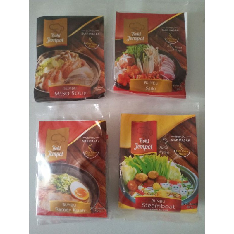 Jual koki jempol bumbu miso/ steamboat tanpa micin/ suki/ ramen kuah ...