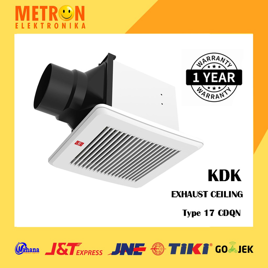 Jual KDK 17 CDQN EXHAUST CEILING SIRROCCO 6 INCH / 17CDQN | Shopee ...