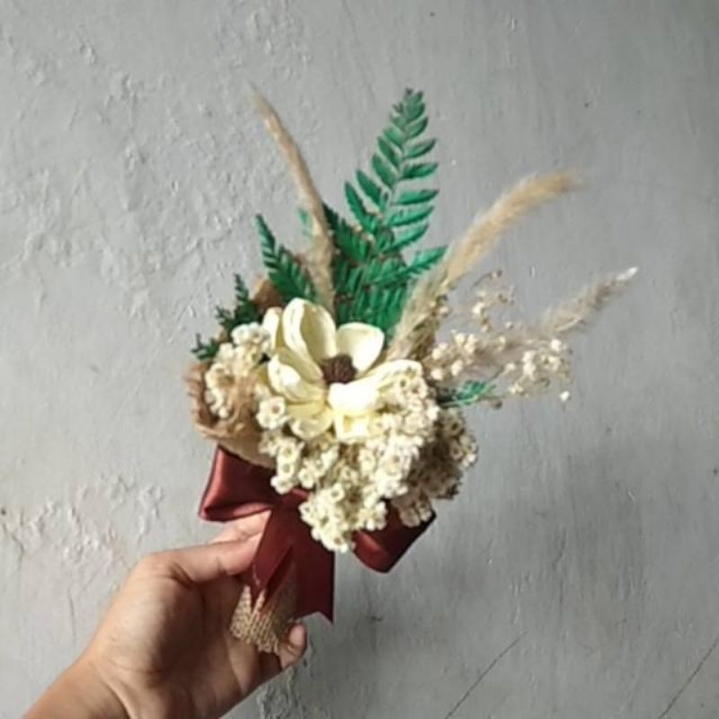 Jual buket bunga edelweis sedang | Shopee Indonesia