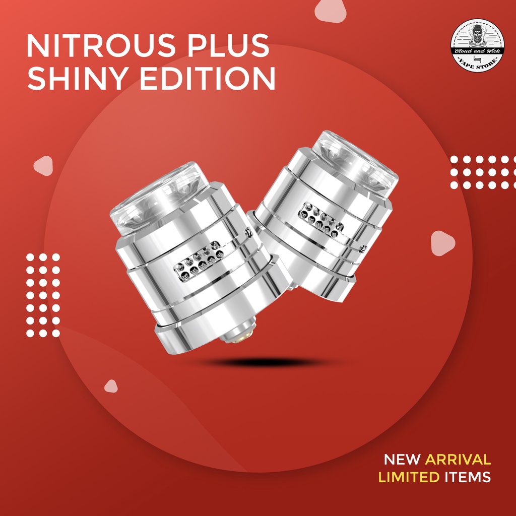 Jual RDA NITROUS PLUS SHINY EDITION DUAL AUTHENTIC | Shopee Indonesia