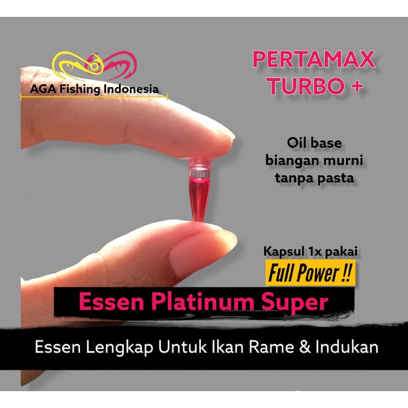 Jual Essen Kapsul 5 pcs 1x Pakai Pertamax Turbo + Campuran Umpan ...