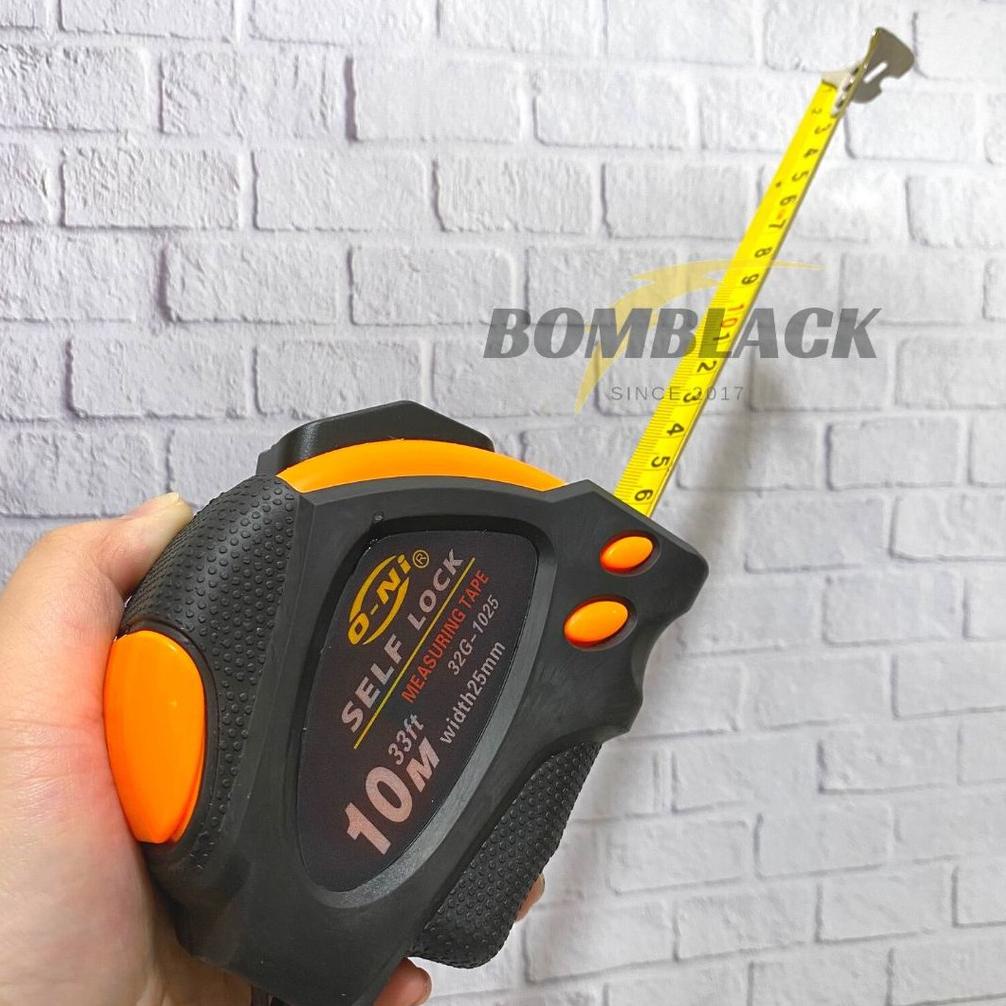 Jual Meteran Tangan 10 Meter Meteran Karet Otomatis Self Lock 10M Oni ...