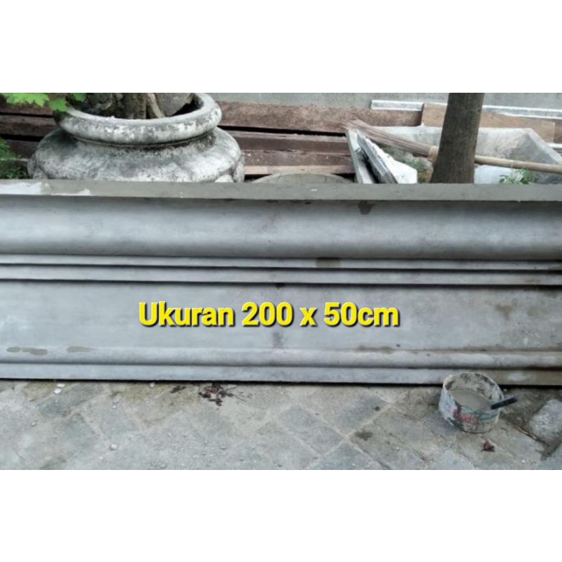 Jual List Profile Lisplang beton ukuran 200x50cm terlaris di jakarta ...