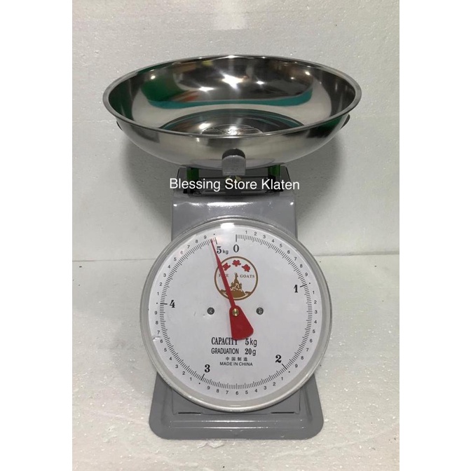Jual ------] TIMBANGAN KAMBING / TIMBANGAN JARUM / TIMBANGAN BUAH DUDUK 5 KG | Shopee Indonesia