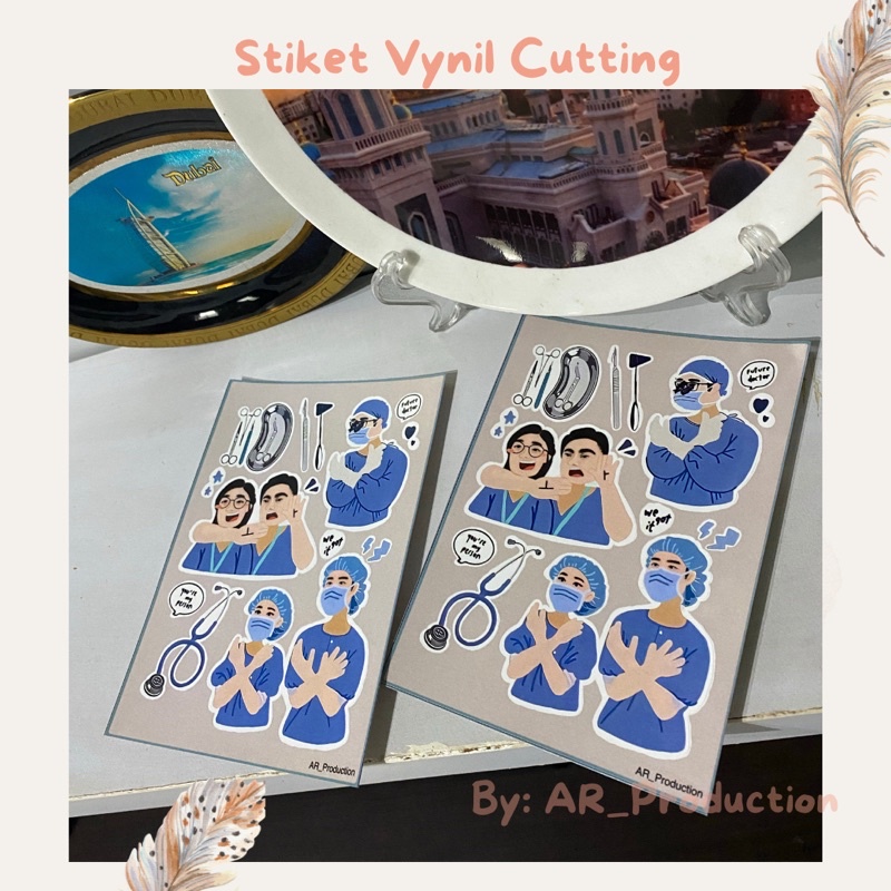 Jual STIKER HOSPITAL PLAYLIST CUTTING KISSCUT | Shopee Indonesia