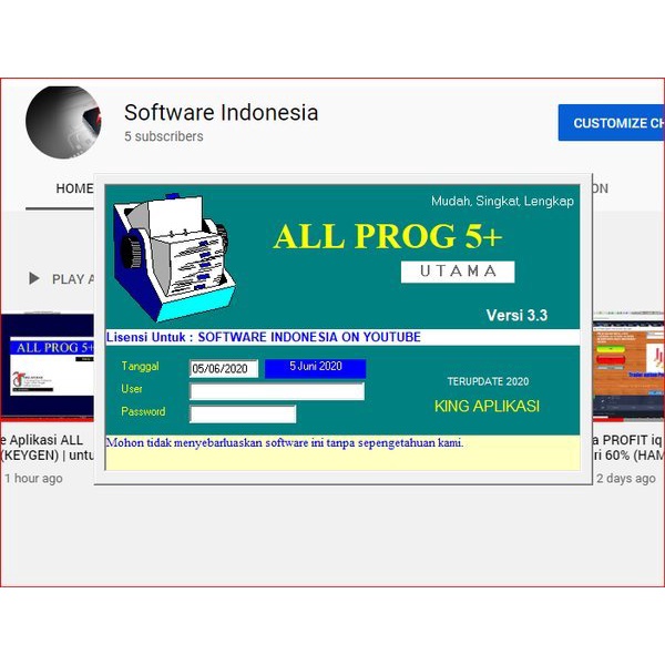 Jual SOftware Toko dan Akuntansi Terlengkap ALL PROG UNLIMITED | Shopee Indonesia