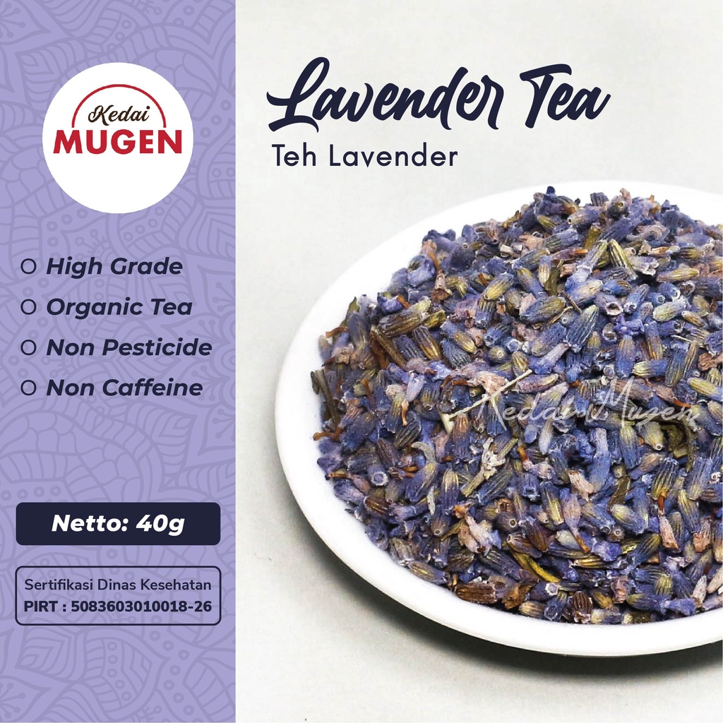 Jual Premium Lavender Tea | Bunga Lavender | Teh Lavender 40g | Shopee ...